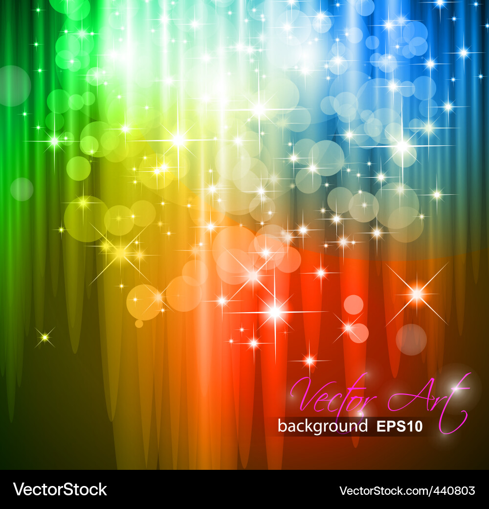 Magic lights Royalty Free Vector Image - VectorStock