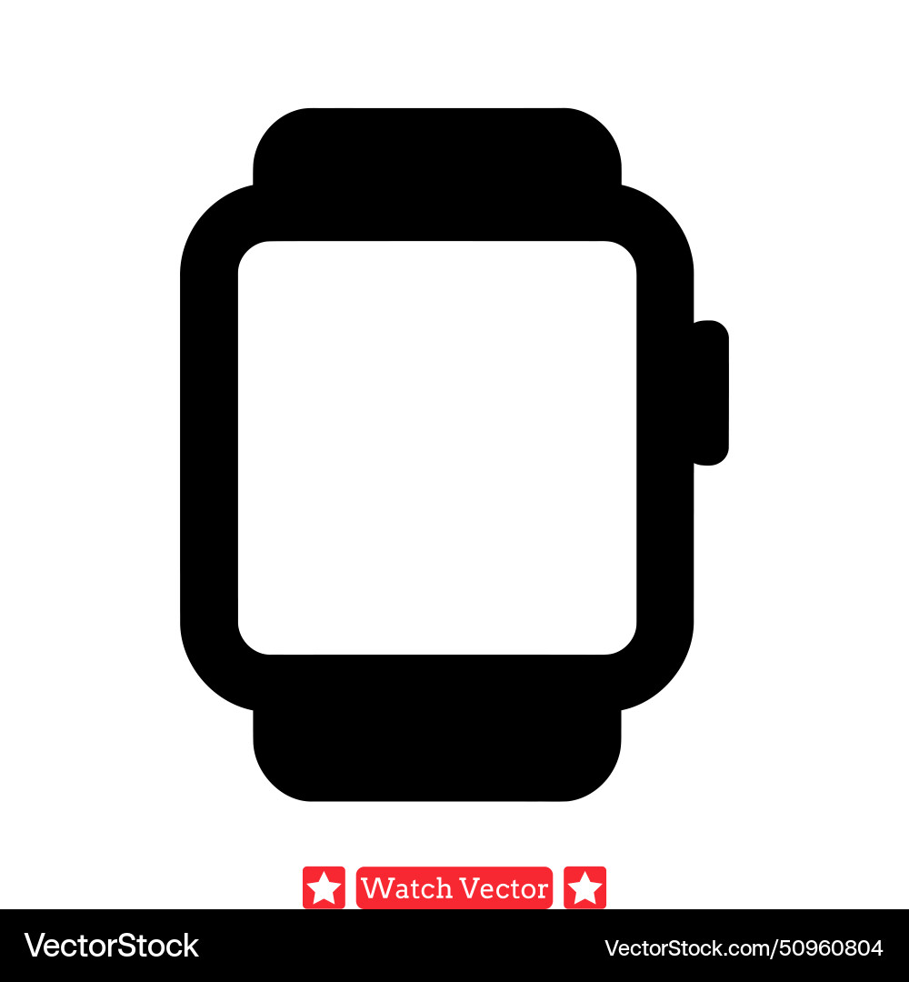 Digital lifestyle graphics stylish smartwatch Vector Image