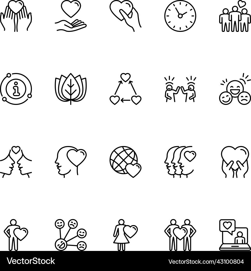 Love and friendship Royalty Free Vector Image - VectorStock