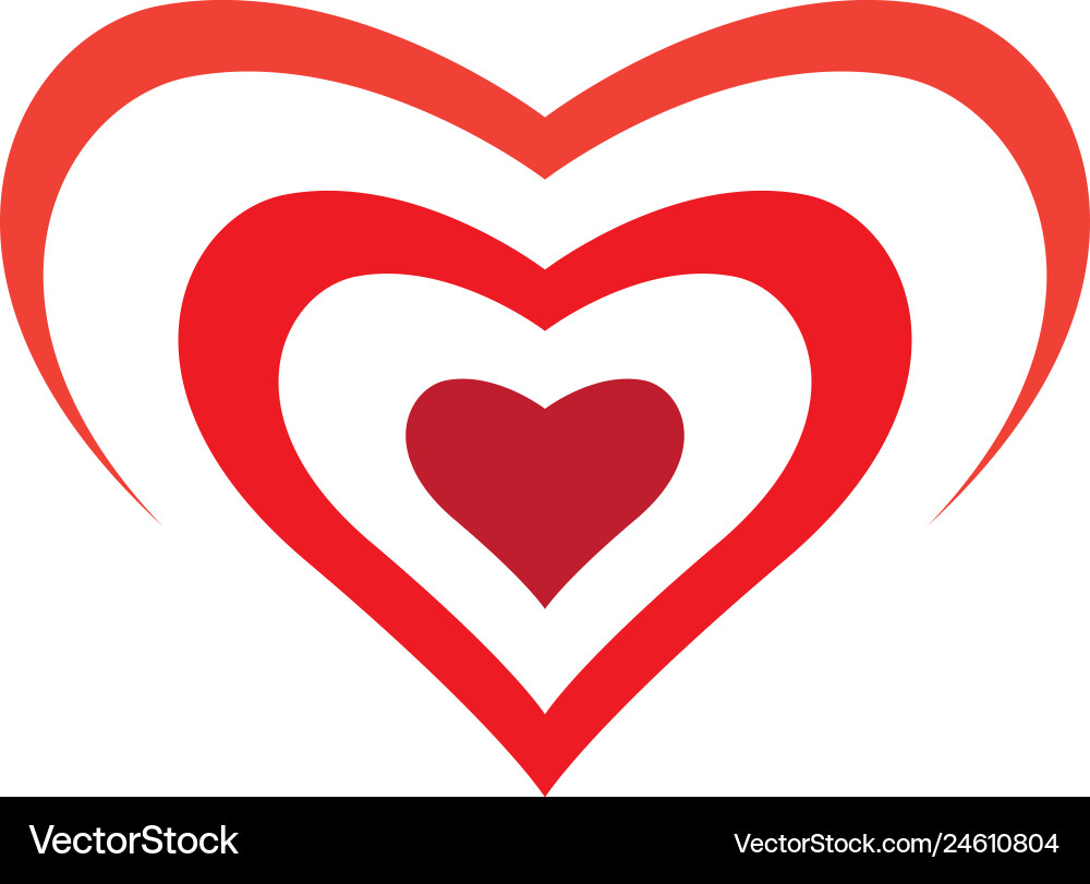 Love symbol design Royalty Free Vector Image - VectorStock