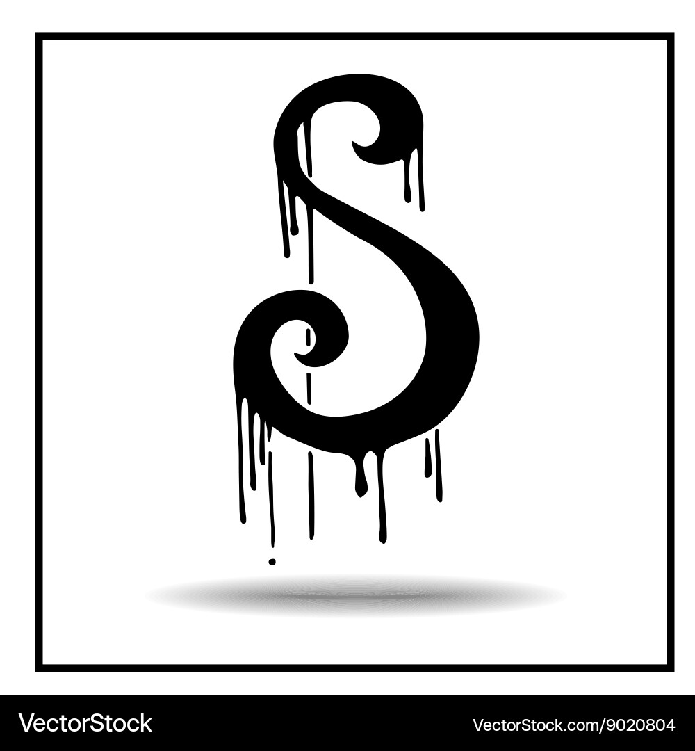 Drip Letters S Vector Images (52)