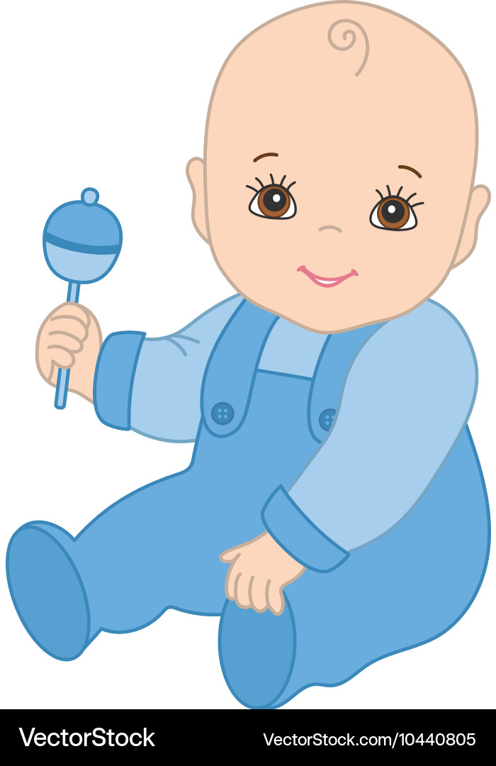 Baby boy Royalty Free Vector Image - VectorStock
