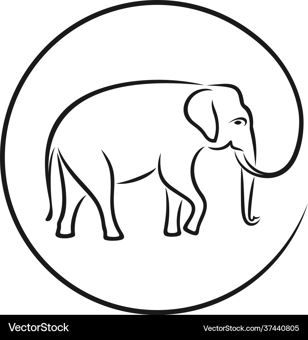 Elephant Royalty Free Vector Image - VectorStock