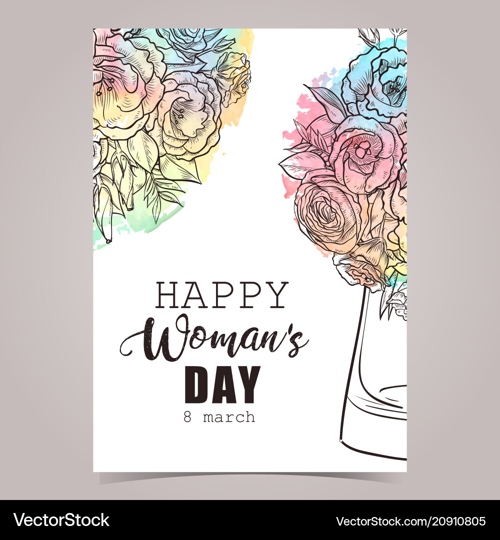 Greeting card design Royalty Free Vector Image