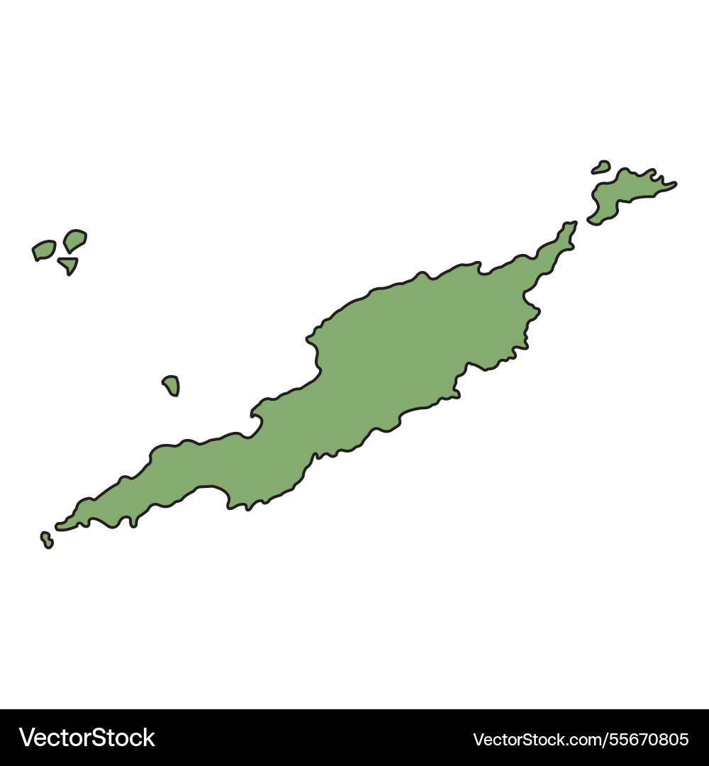 Map of anguilla islands Royalty Free Vector Image