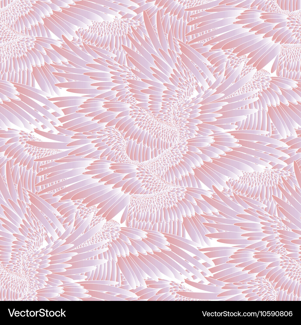 Graphic wings pattern Royalty Free Vector Image