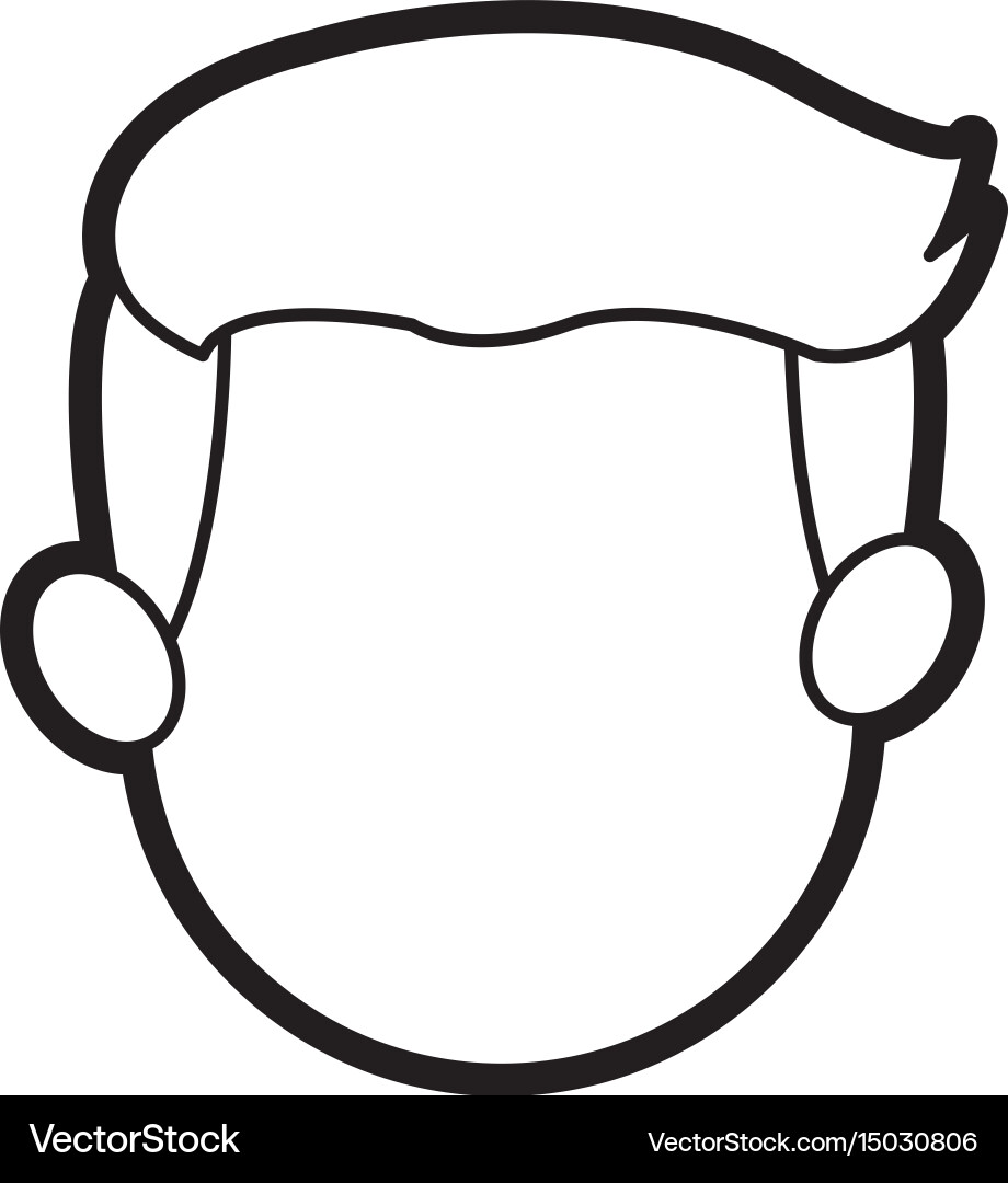 Head face man father people image Royalty Free Vector Image