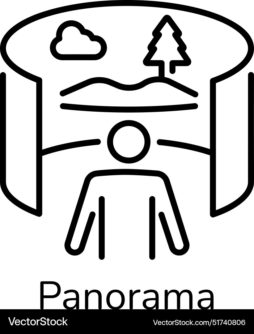 Panorama Royalty Free Vector Image - VectorStock