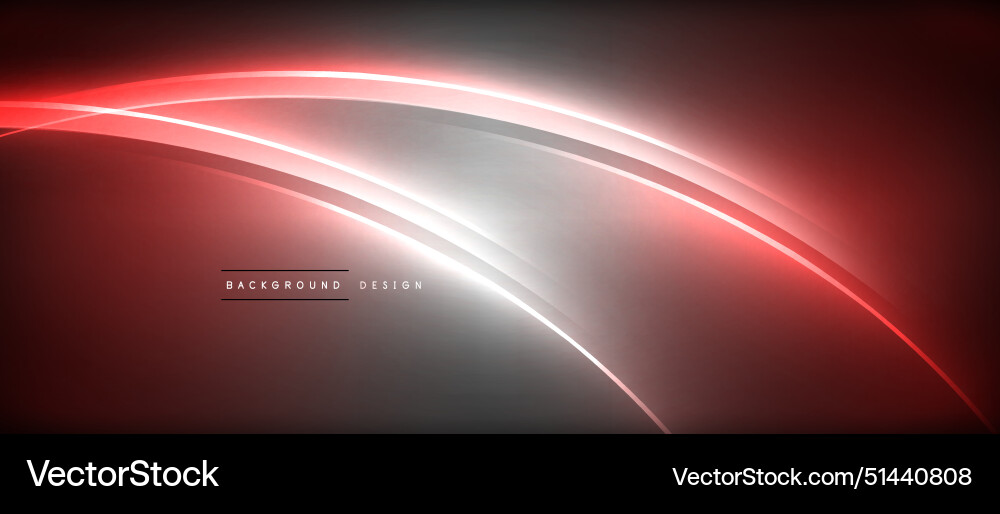 Neon glowing circle rays light round lines Vector Image