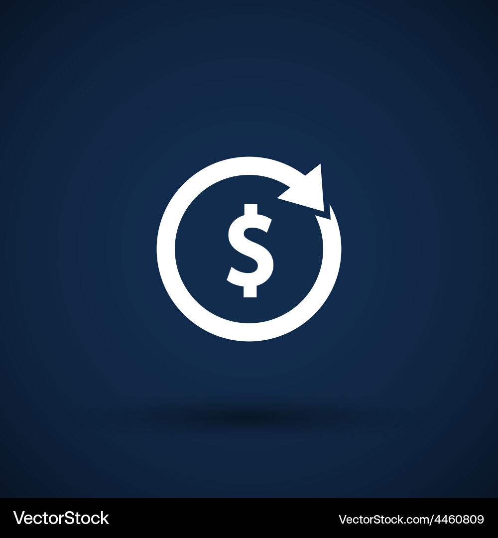Arrow and money version is also available Vector Image