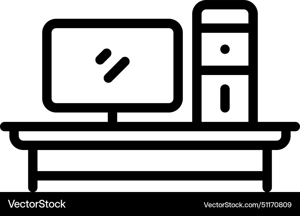 Desktop Royalty Free Vector Image - VectorStock