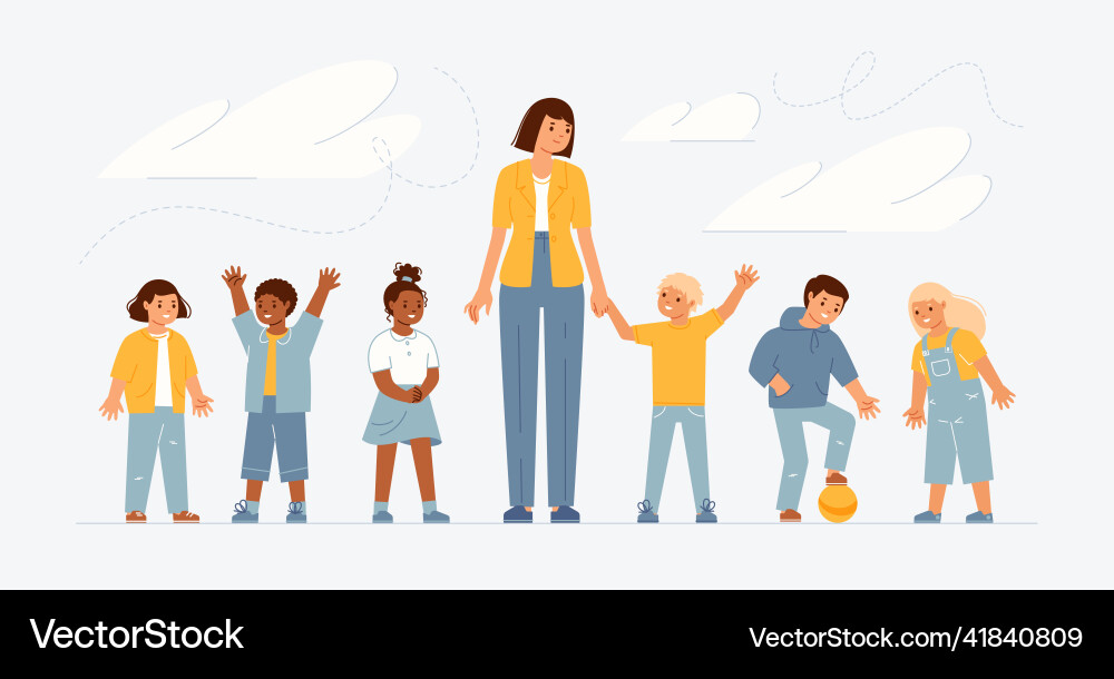 Kindergarten Royalty Free Vector Image - VectorStock