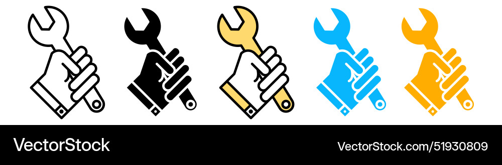 Mechanical problem-solving icon for engine repair Vector Image