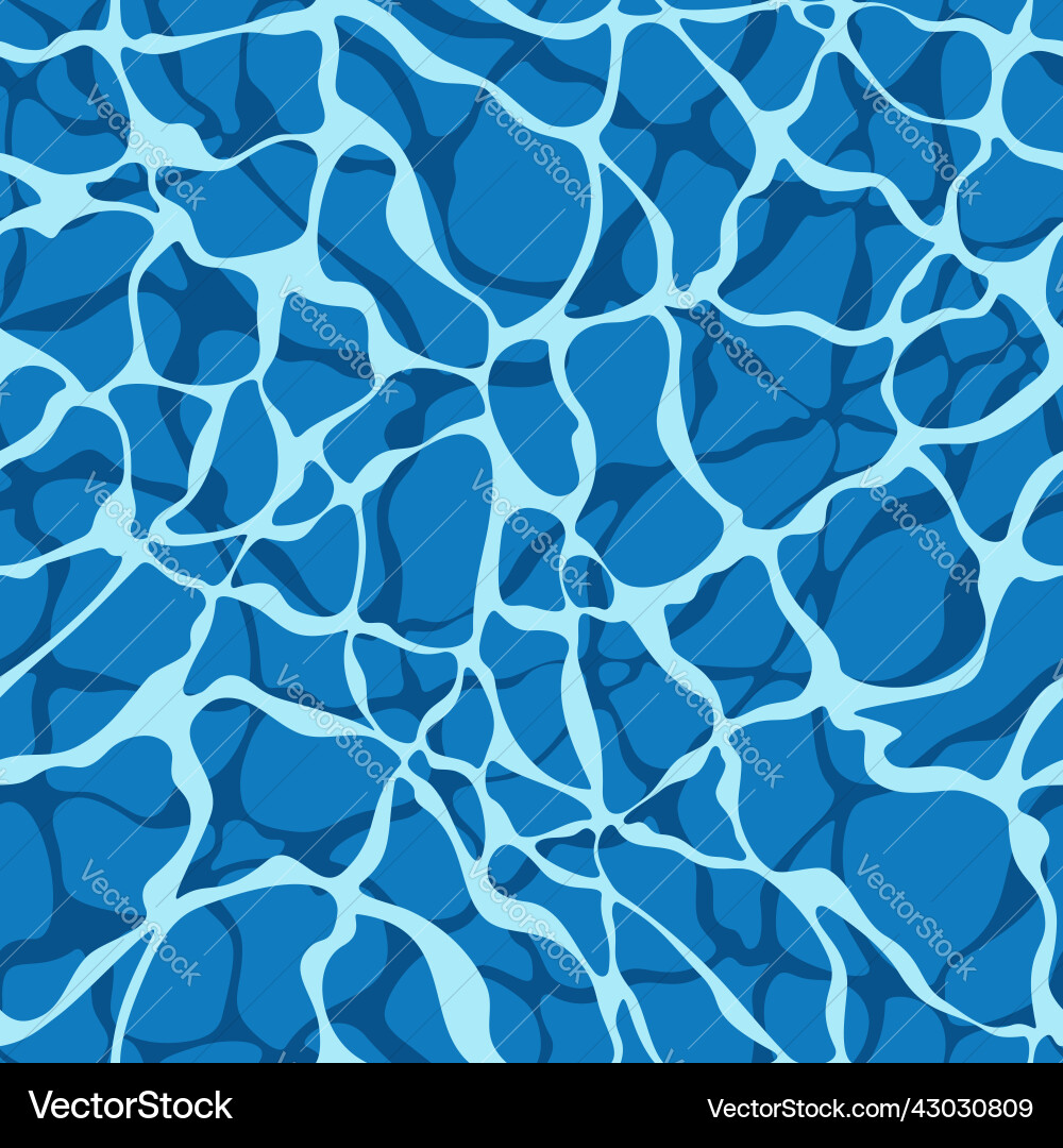 Seamless pattern with texture of water Royalty Free Vector