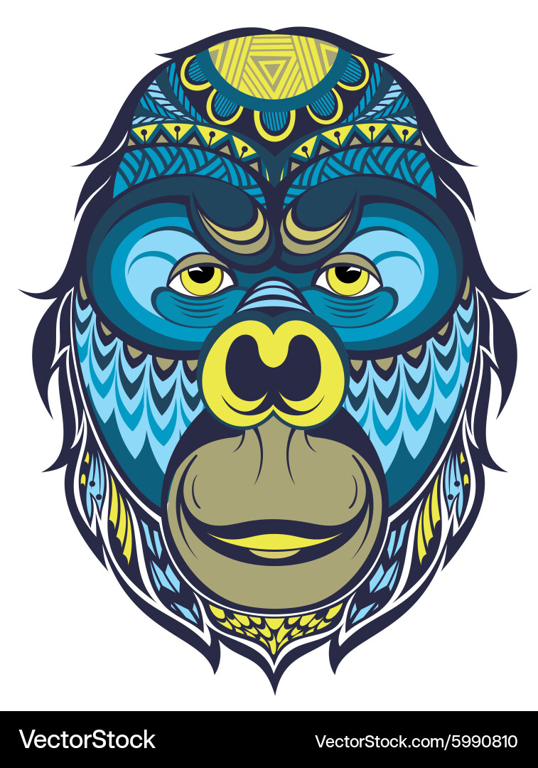 Gorilla Royalty Free Vector Image - VectorStock