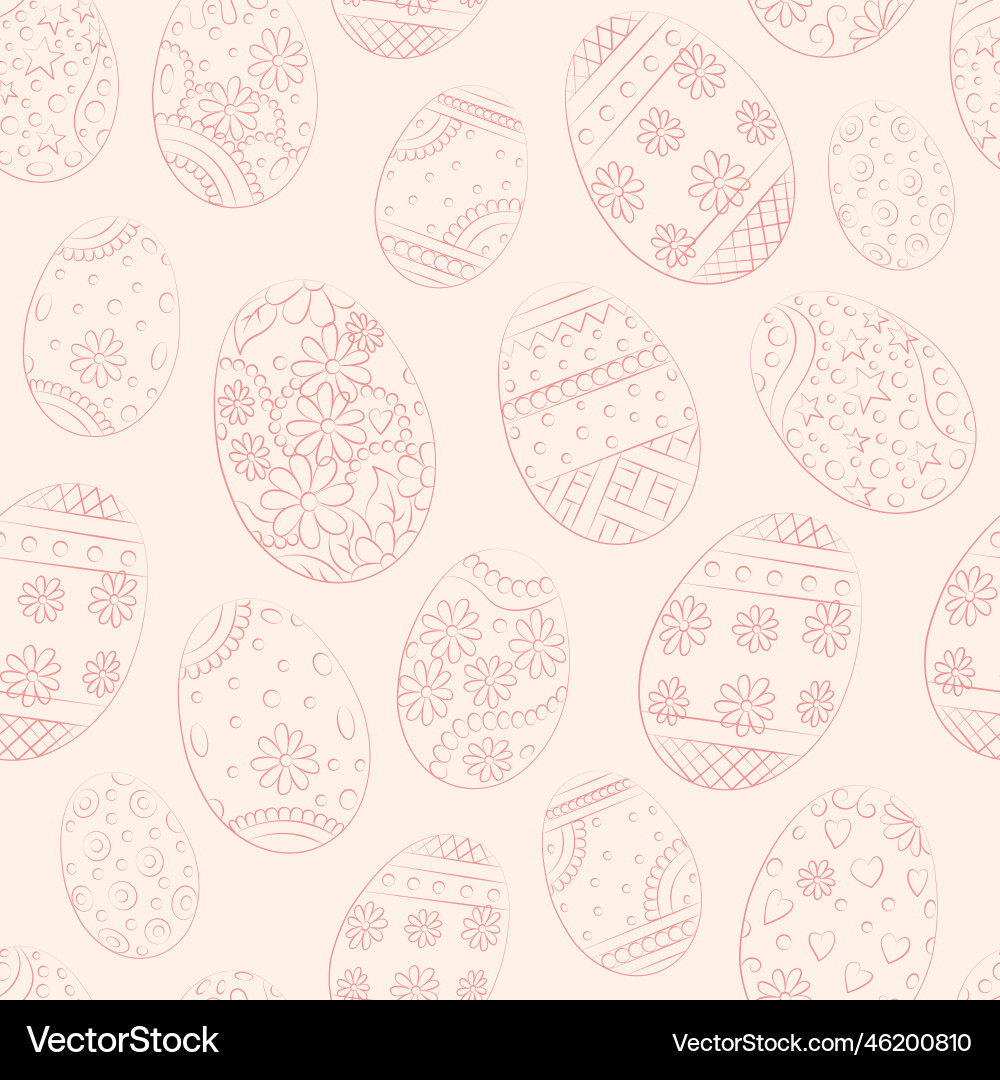 Seamless background for easter holiday Royalty Free Vector