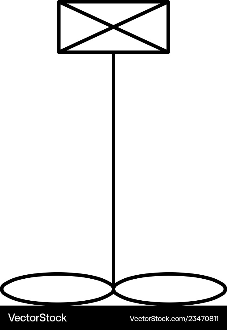 Symbol des Agitators Lizenzfreies Vektorbild