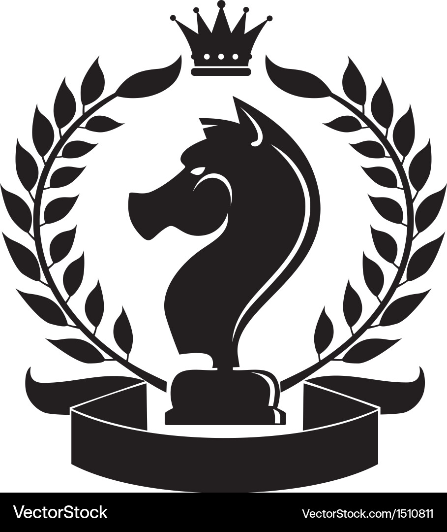 Chess knight Royalty Free Vector Image - VectorStock