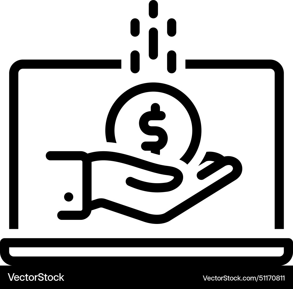 Earning Royalty Free Vector Image - VectorStock