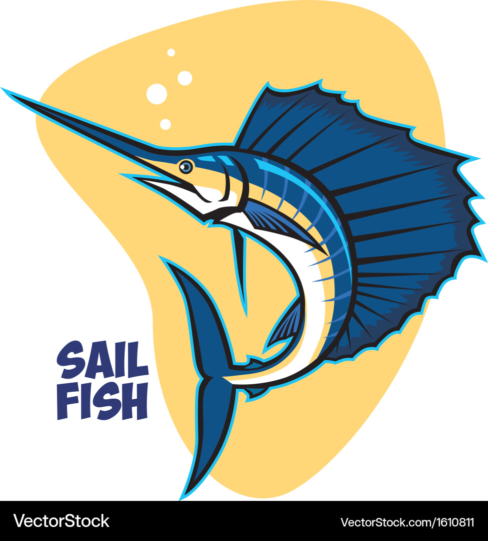 Sailfish Royalty Free Vector Image - VectorStock