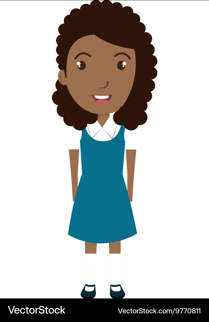 School student cartoon graphic design Royalty Free Vector