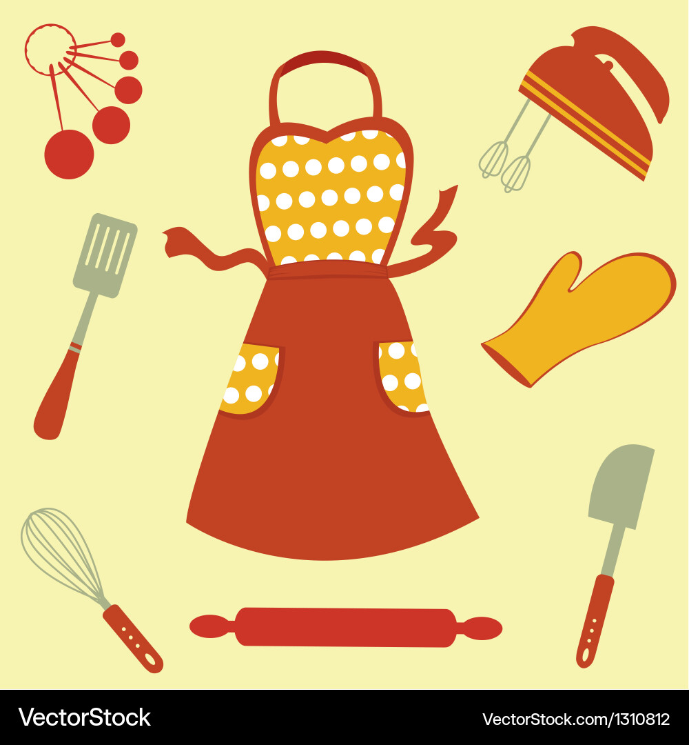 Baking icons Royalty Free Vector Image - VectorStock