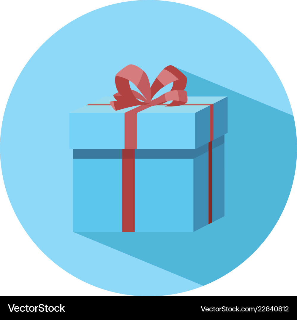 Gift logo background Royalty Free Vector Image