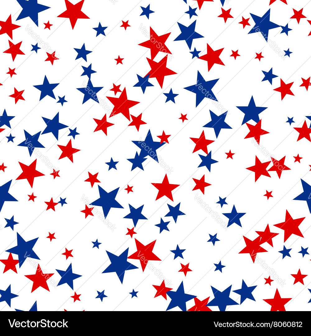 Stars and Stripes Seamless Pattern Royalty Free Vector Image