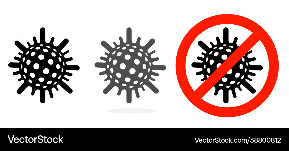 Virus molecules Royalty Free Vector Image - VectorStock