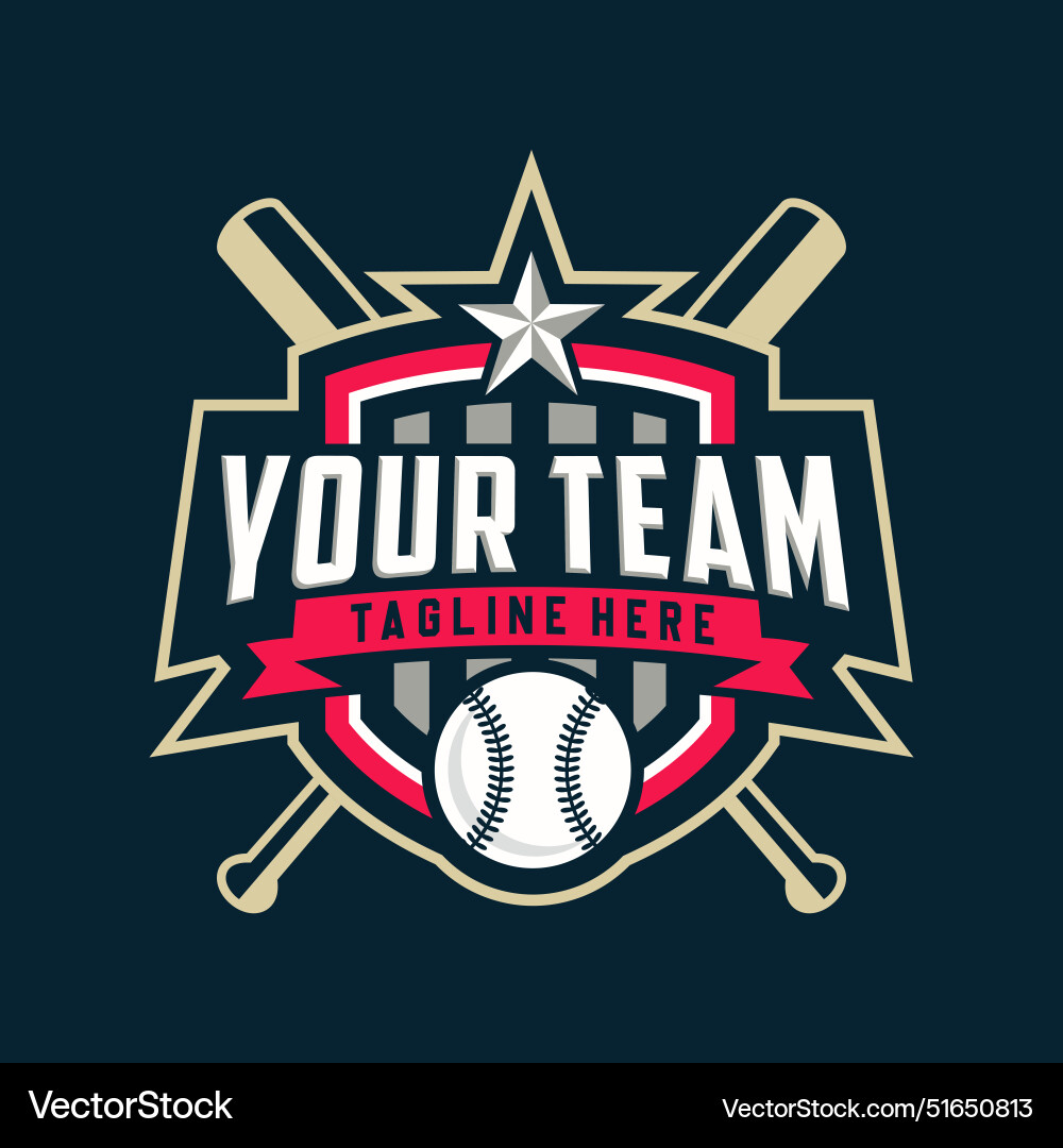 Baseball Logos Vector