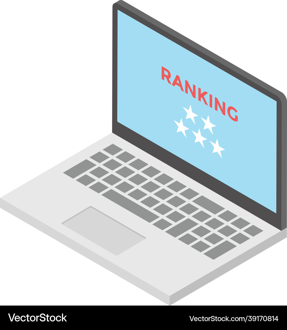 Search engine ranking Royalty Free Vector Image