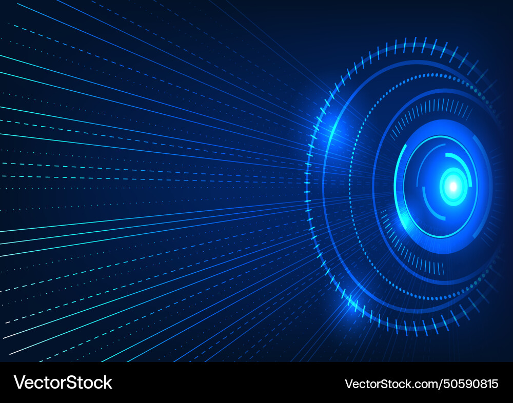 Abstract background technology high-tech circle Vector Image