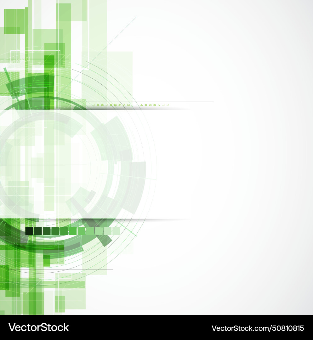 Abstract eco futuristic super computer technology Vector Image