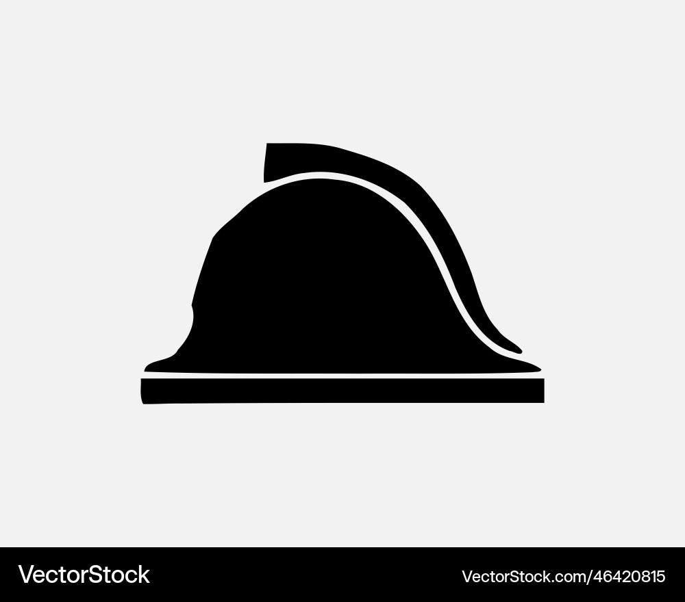 Firefighter hat icon Royalty Free Vector Image