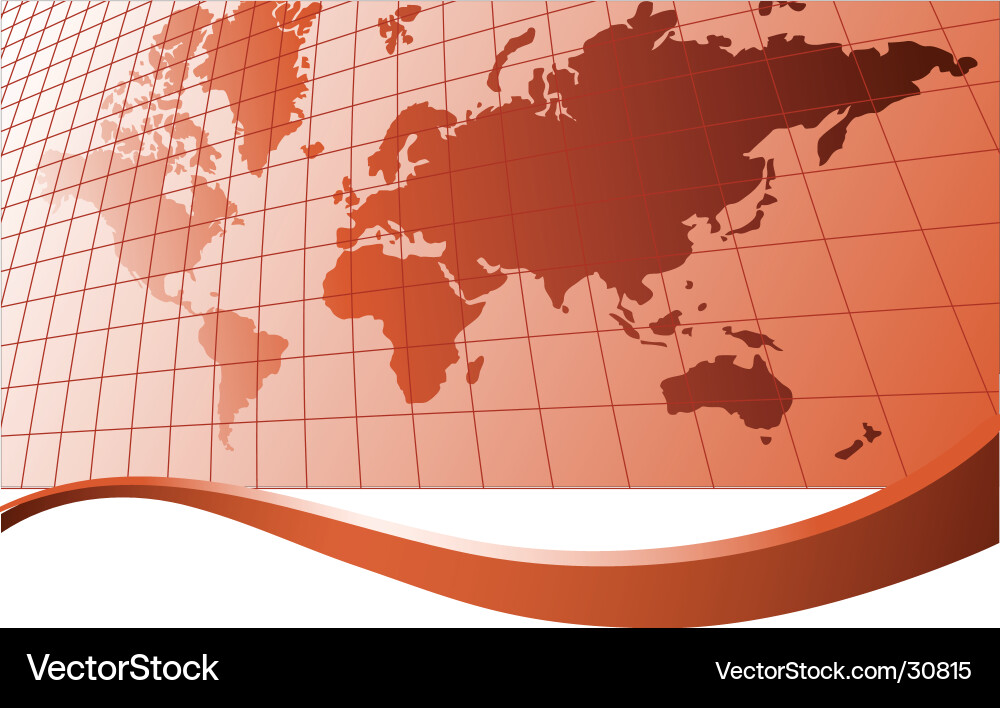 World Map Illustration Royalty Free Vector Image