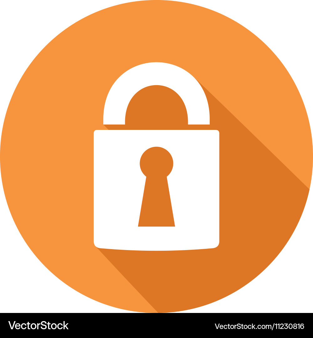 Padlock icon Royalty Free Vector Image - VectorStock