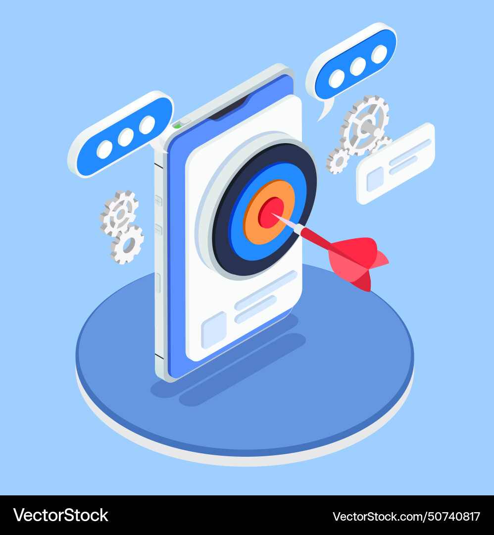 Application optimization concept Royalty Free Vector Image