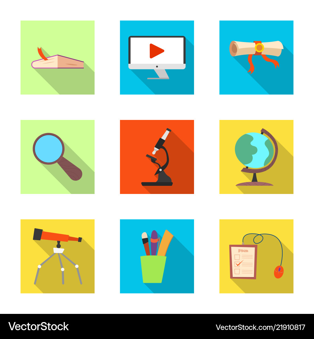 Education and learning sign Royalty Free Vector Image