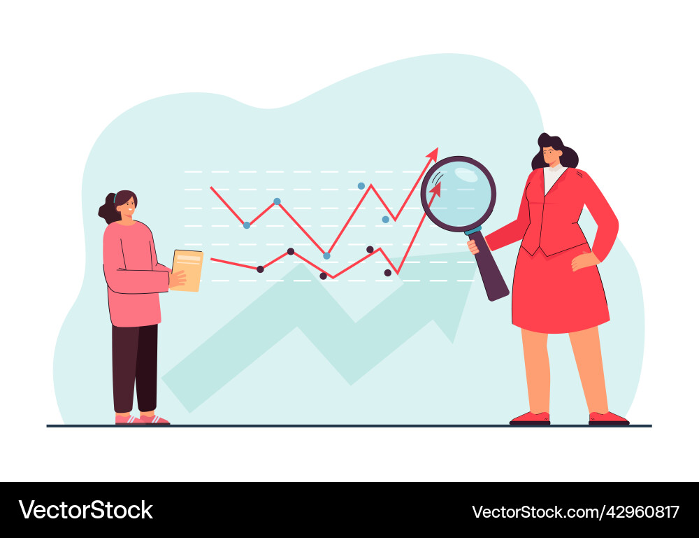 Financial Analysis Concept Royalty Free Vector Image