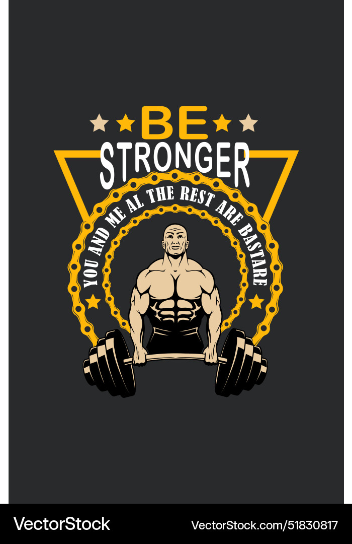 Fitness t shirt Royalty Free Vector Image - VectorStock