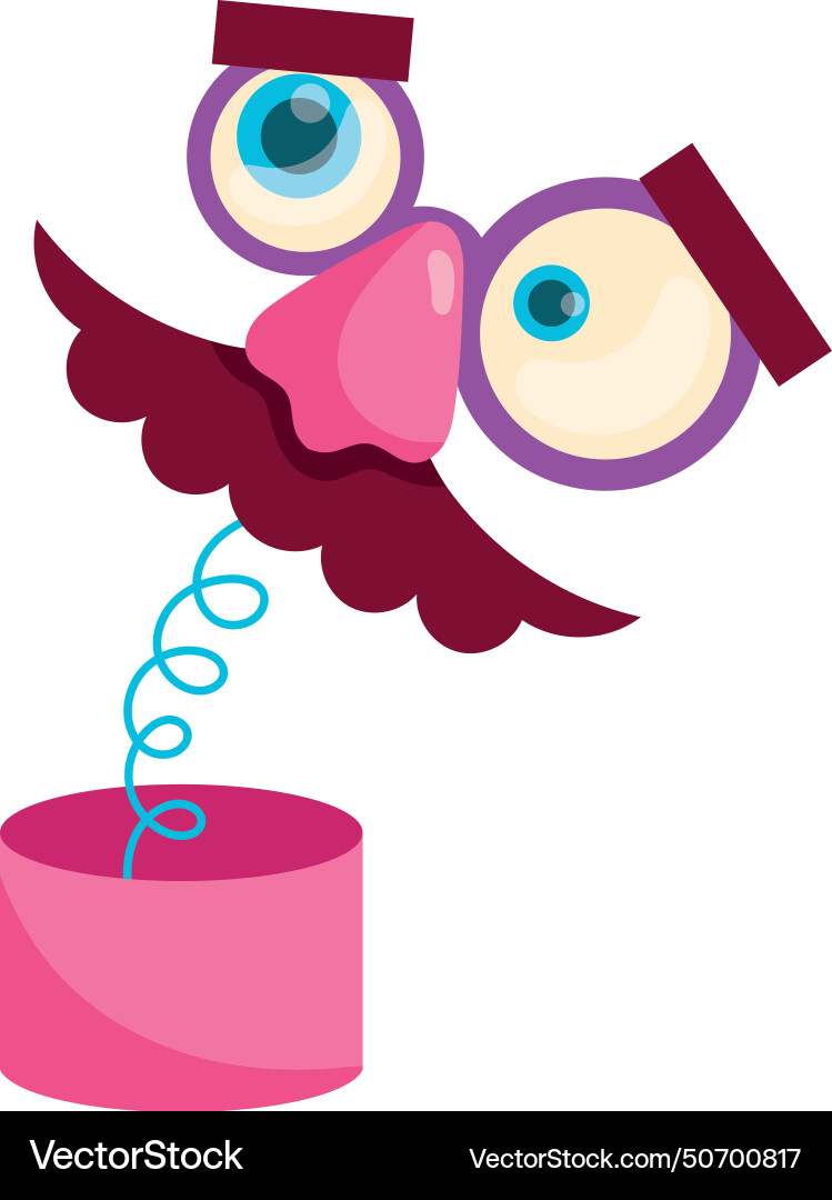 Fools day fun face Royalty Free Vector Image - VectorStock