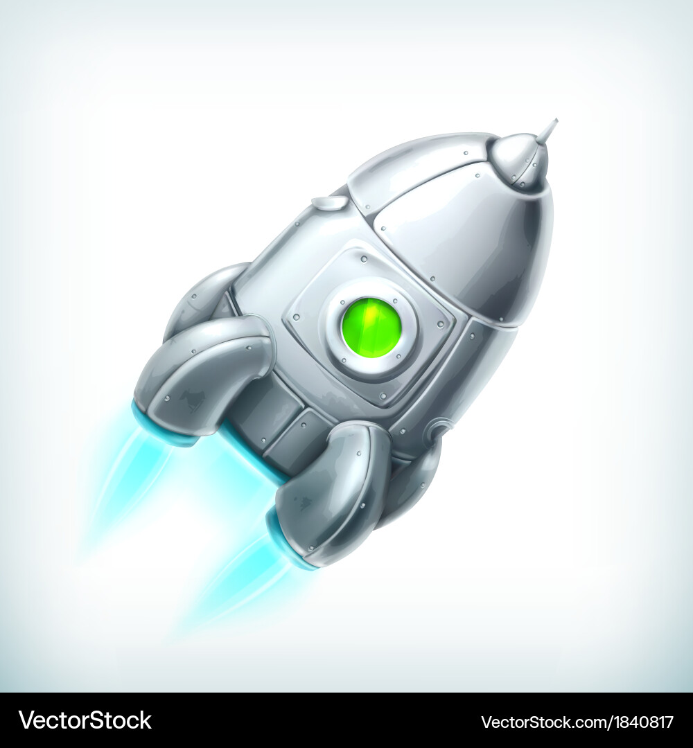Spacecraft icon Royalty Free Vector Image - VectorStock