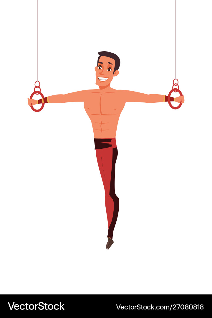 Cartoon Circus Acrobats