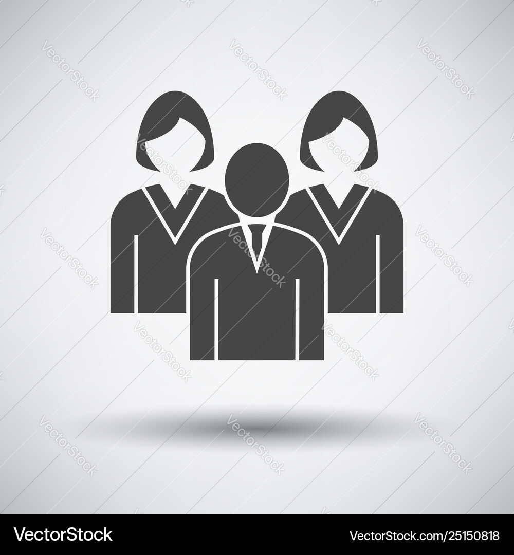 Corporate team icon Royalty Free Vector Image - VectorStock