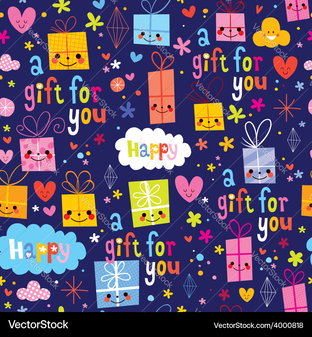 Clipart Cartoon Wrapping Paper