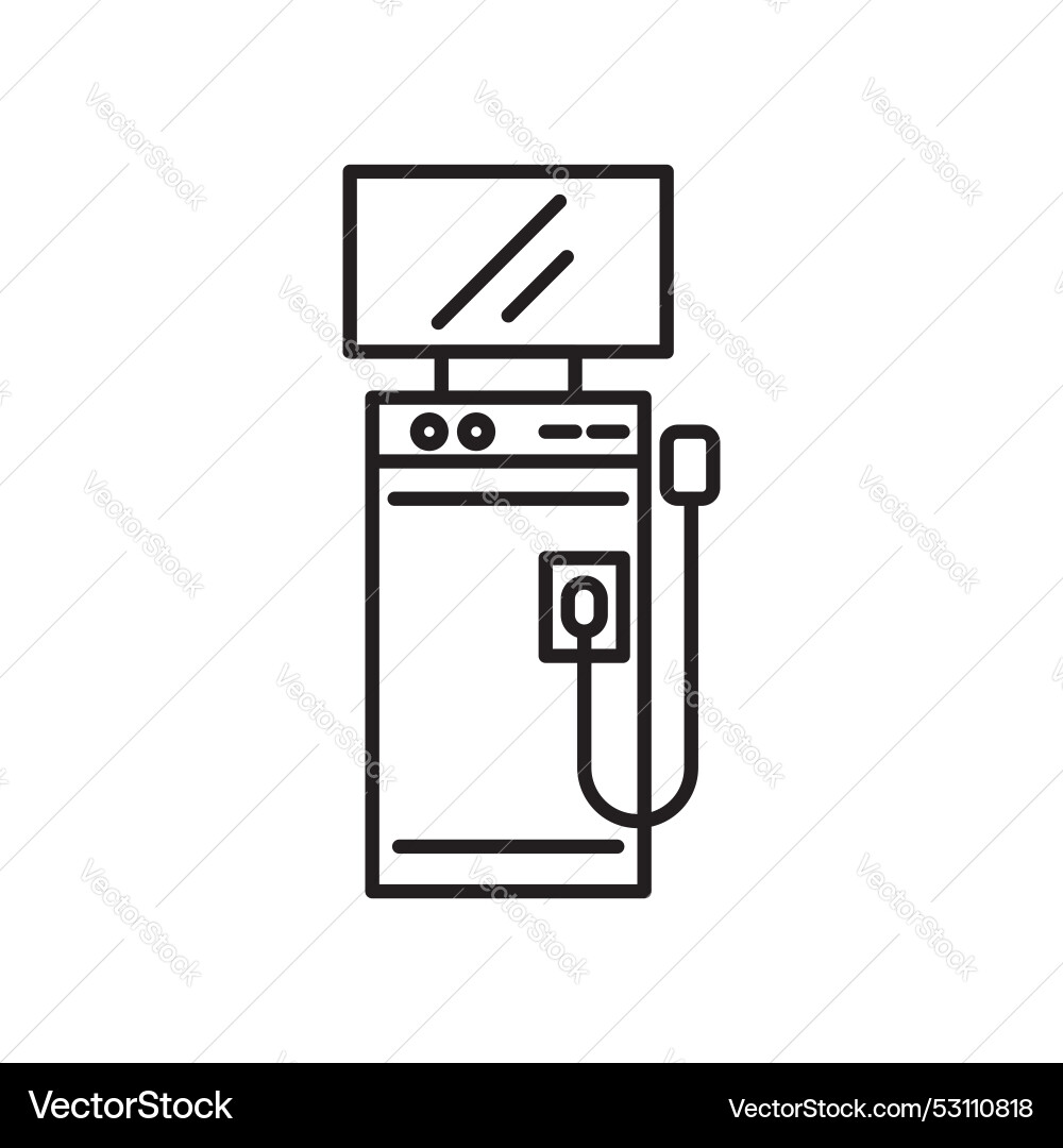 Laser epilation equipment icon Royalty Free Vector Image