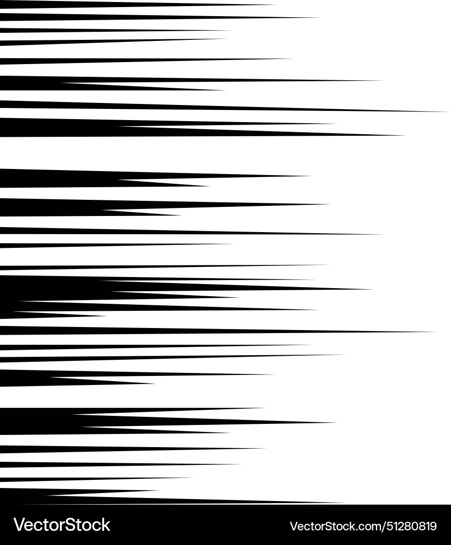 Manga speed lines effect Royalty Free Vector Image