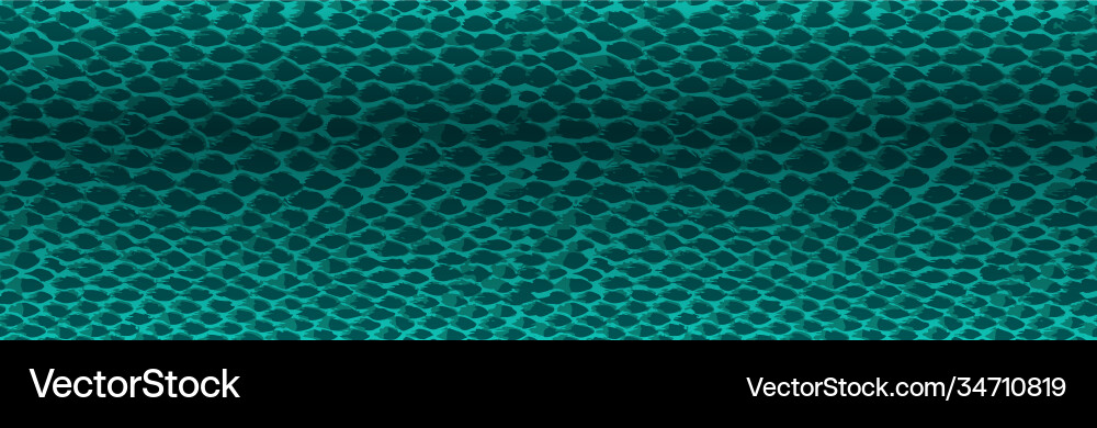 Snake skin green seamless texture Royalty Free Vector Image