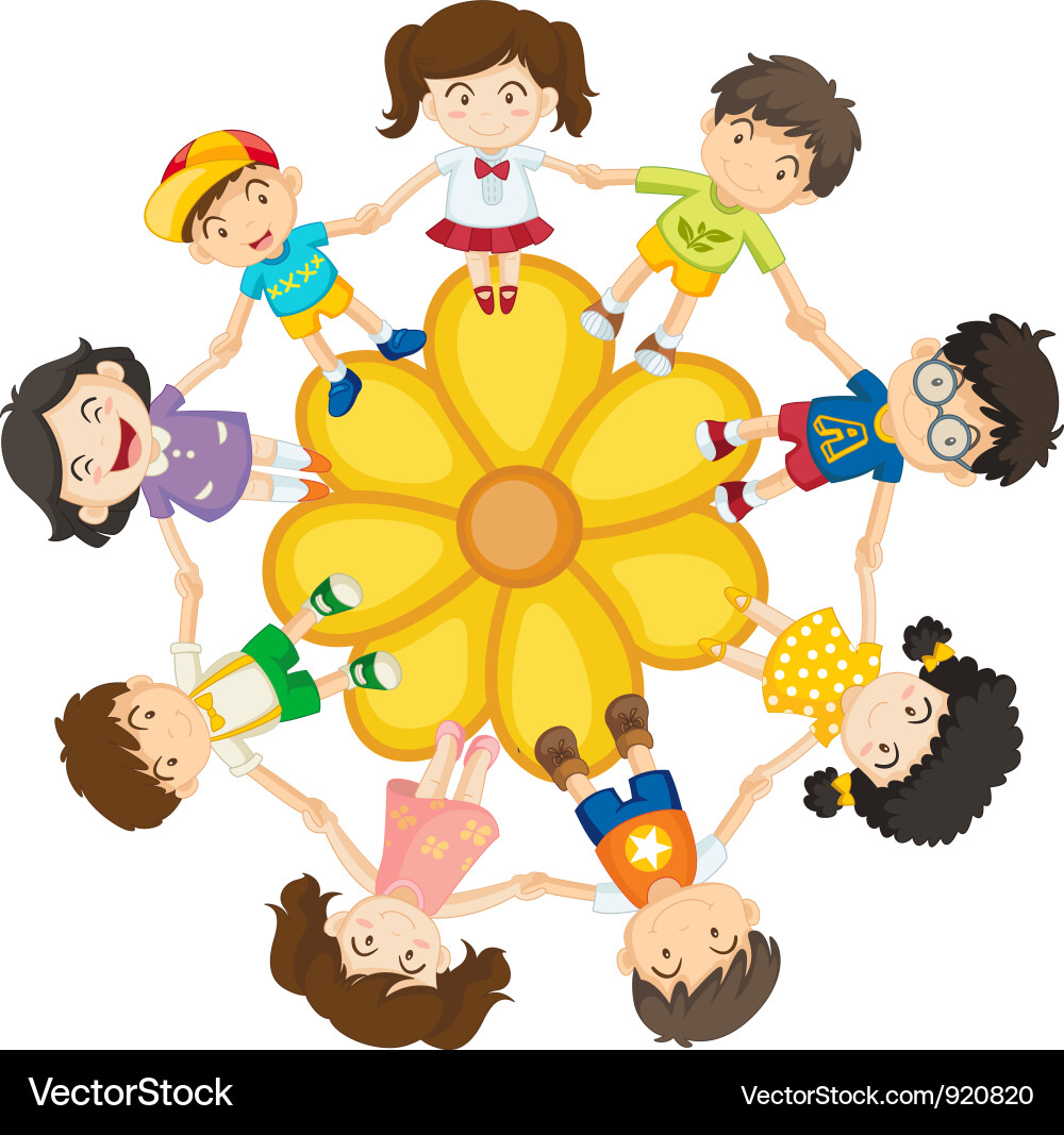 All together Royalty Free Vector Image - VectorStock