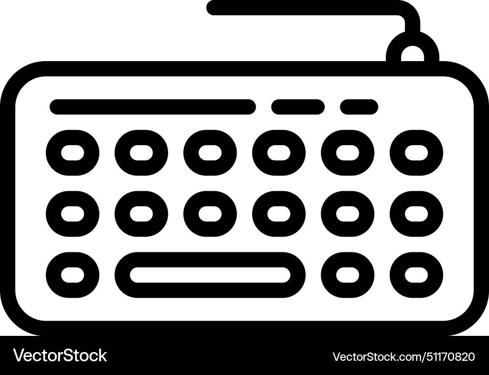 Keyboard Royalty Free Vector Image - VectorStock
